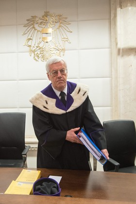 President Austrian Constitutional Court Vfgh Gerhart Editorial Stock ...