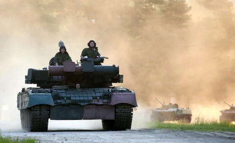 Column Belarus Army Armored Personnel Carrier Editorial Stock Photo ...