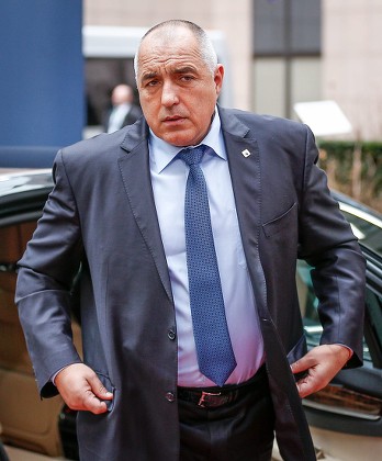Bulgarian Prime Minister Boyko Borissov Arrives Editorial Stock Photo ...