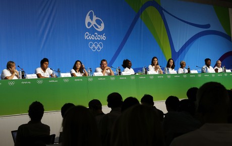Athletes Attend Press Conference Olympic Refugee Editorial Stock Photo ...