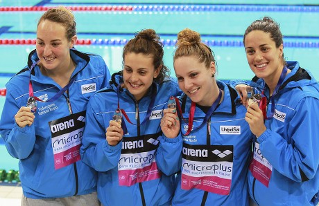 Members Italian Relay Team Pose Their Editorial Stock Photo - Stock ...