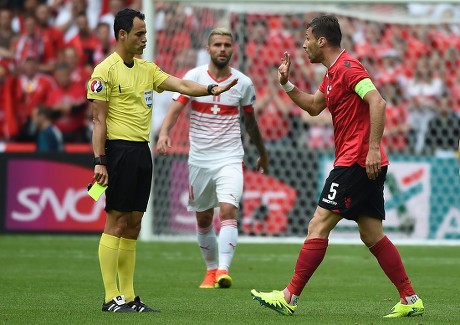 Albanias Captain Lorik Cana Receives His Editorial Stock Photo - Stock ...
