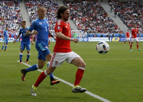 Joe Allen C Wales Action During Editorial Stock Photo - Stock Image ...