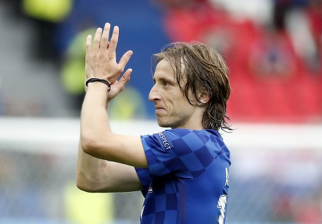 Luka Modric Croatia Reacts After Winning Editorial Stock Photo - Stock ...