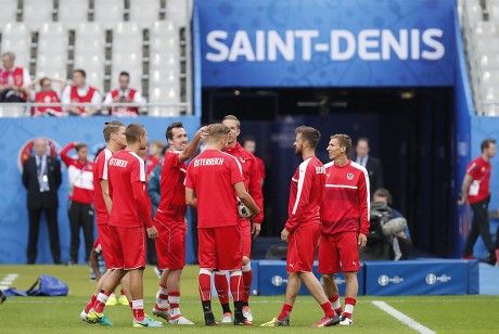 Austria Players During Austrian Teams Training Editorial Stock Photo ...