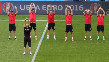 Albanian National Soccer Team Players Attend Editorial Stock Photo ...