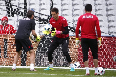 Albanian National Soccer Team Goalkeeper Etrit Editorial Stock Photo ...