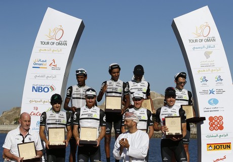 Dimension Data Team Celebrates On Podium Editorial Stock Photo - Stock ...