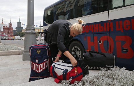 Anna Sen Member Russian Womens Olympic Editorial Stock Photo - Stock ...