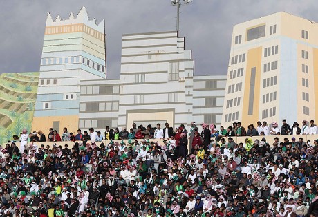 Damac Fans Cheer Their Team During Editorial Stock Photo - Stock Image ...