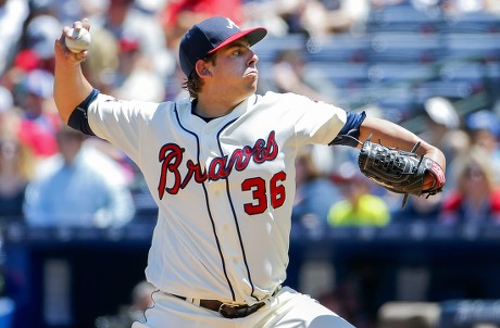 Atlanta Braves Starting Pitcher Aaron Blair Editorial Stock Photo ...