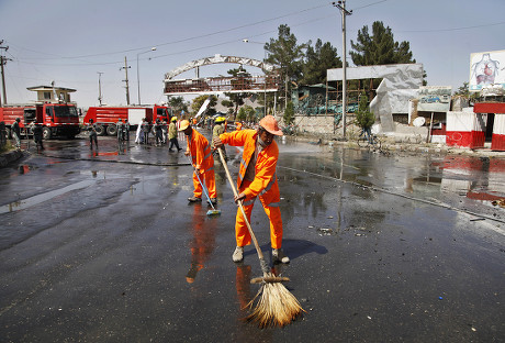 Members Afghan Fire Service Wash Down Editorial Stock Photo - Stock ...