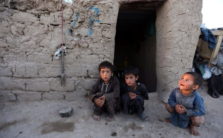 Afghan Internally Displaced Children Faryab Province Editorial Stock ...