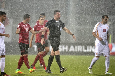 Turkish Referee Huseyin Gocek C Interrupts Editorial Stock Photo ...