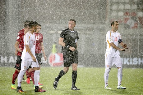 Turkish Referee Huseyin Gocek C Interrupts Editorial Stock Photo ...