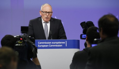 European Commission Vice President Dutch Frans Editorial Stock Photo ...