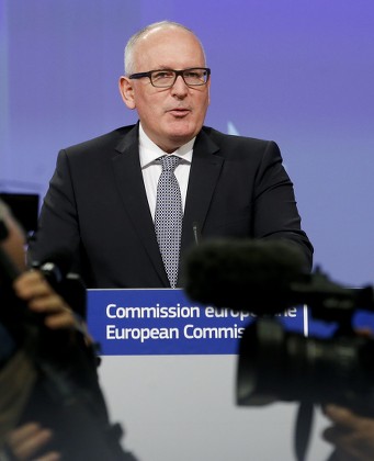 European Commission Vice President Dutch Frans Editorial Stock Photo ...