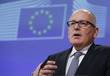European Commission Vice President Dutch Frans Editorial Stock Photo ...