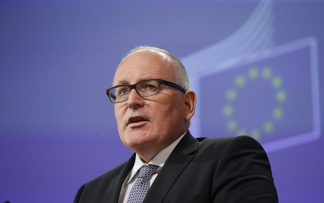 European Commission Vice President Dutch Frans Editorial Stock Photo ...