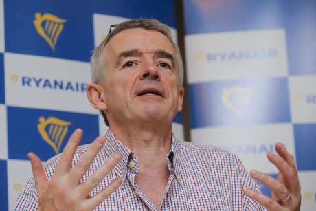 Ceo Michael Oleary Ryanair Airlines Reacts Editorial Stock Photo ...