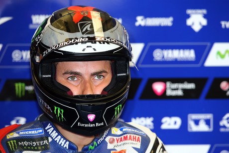 Spains Jorge Lorenzo Movistar Yamaha During Editorial Stock Photo ...