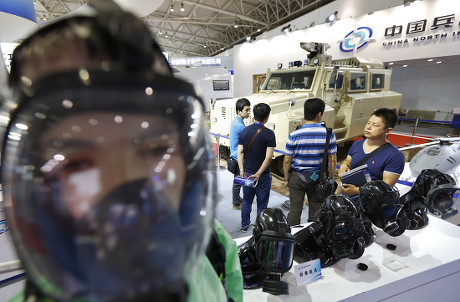 Visitors Look Gas Masks Police Vehicles Editorial Stock Photo - Stock ...