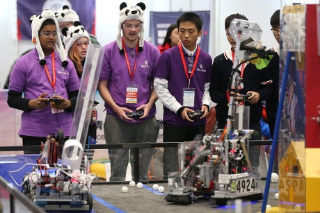 Players World Adolescent Robot Contest Control Editorial Stock Photo ...