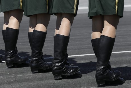 Chinese Women Soldiers Peoples Liberation Army Editorial Stock Photo ...
