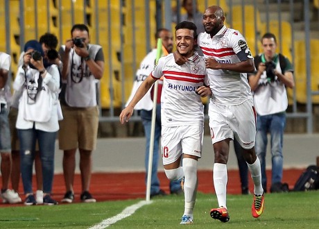 Zamaleks Mostafa Fathi L Shikabala R Editorial Stock Photo - Stock ...