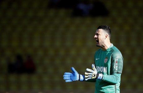 Danijel Subasic Monaco Reacts During French Editorial Stock Photo ...