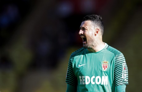 Danijel Subasic Monaco Reacts During French Editorial Stock Photo ...