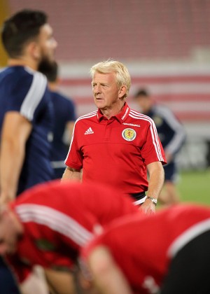 Scotlands Head Coach Gordon Strachan During Editorial Stock Photo ...