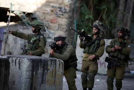 Members Israeli Armed Forces Take Positions Editorial Stock Photo ...