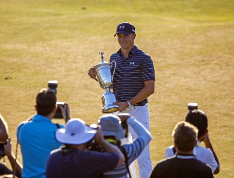 Jordan Spieth Us Photographed Holding Championship Editorial Stock ...