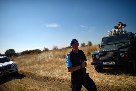 European Border Coast Guard Agency Officer Editorial Stock Photo ...