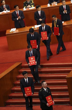 Chinese Communist Party Members Walk Their Editorial Stock Photo ...