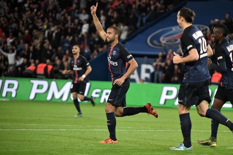 Paris Saint Germain Player Lucas Celebrats Editorial Stock Photo ...