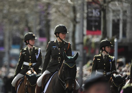 Members Irish Defence Force Pass General Editorial Stock Photo - Stock ...