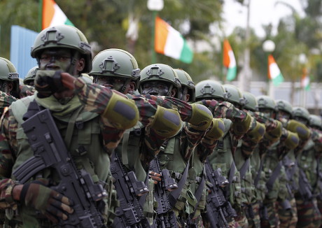 Ivory Coast Soldiers Ivorian Army Special Editorial Stock Photo - Stock ...
