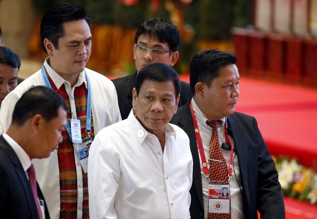 Philippine President Rodrigo Duterte C Arrives Editorial Stock Photo ...