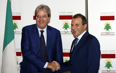 Lebanese Foreign Minister Gibran Bassil R Editorial Stock Photo - Stock ...