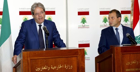 Lebanese Foreign Minister Gibran Bassil R Editorial Stock Photo - Stock ...