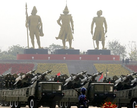 Myanmar Mobile Rocket Launchers Take Part Editorial Stock Photo - Stock ...