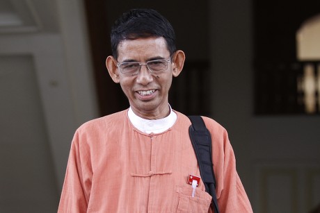 Aung Thu Newly Appointed Minister National Editorial Stock Photo ...