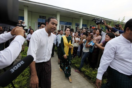 Myanmar Democracy Leader Aung San Suu Editorial Stock Photo - Stock ...