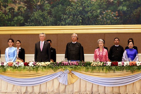 Myanmars President Htin Kyaw C His Editorial Stock Photo - Stock Image ...