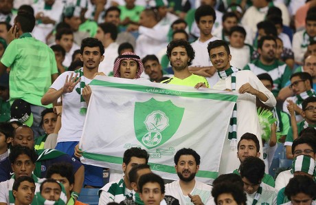 Alahli Fans Cheer Their Team During Editorial Stock Photo - Stock Image ...