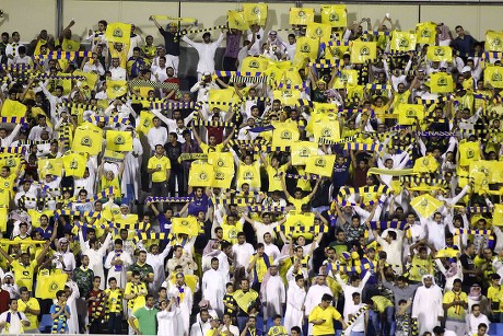 Alnassr Fans Cheer Their Team During Editorial Stock Photo - Stock ...