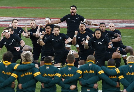 All Blacks Perform Haka Dance Facing Editorial Stock Photo - Stock ...