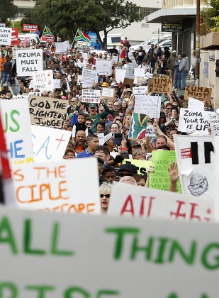 South Africa Zuma Must Fall Protest - Apr 2016 Stock Pictures ...